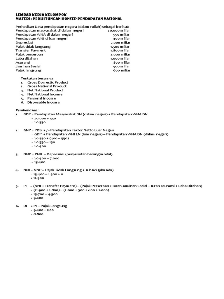 Kumpulan Tugas Dan Uh Ekonomi (Xi) KD 1&2 +jawaban PDF | PDF