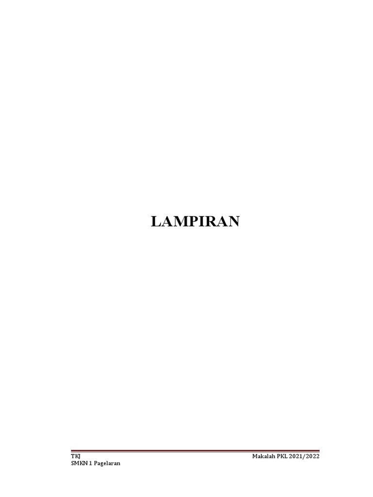 Lampiran-1 | PDF