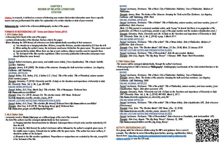 Referencing List | PDF | Social Science