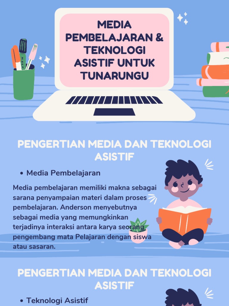Kelompok Ii - Media Pembelajaran & Teknologi Asistif Untuk Tunarungu - Mta-2 | PDF | Karier ...