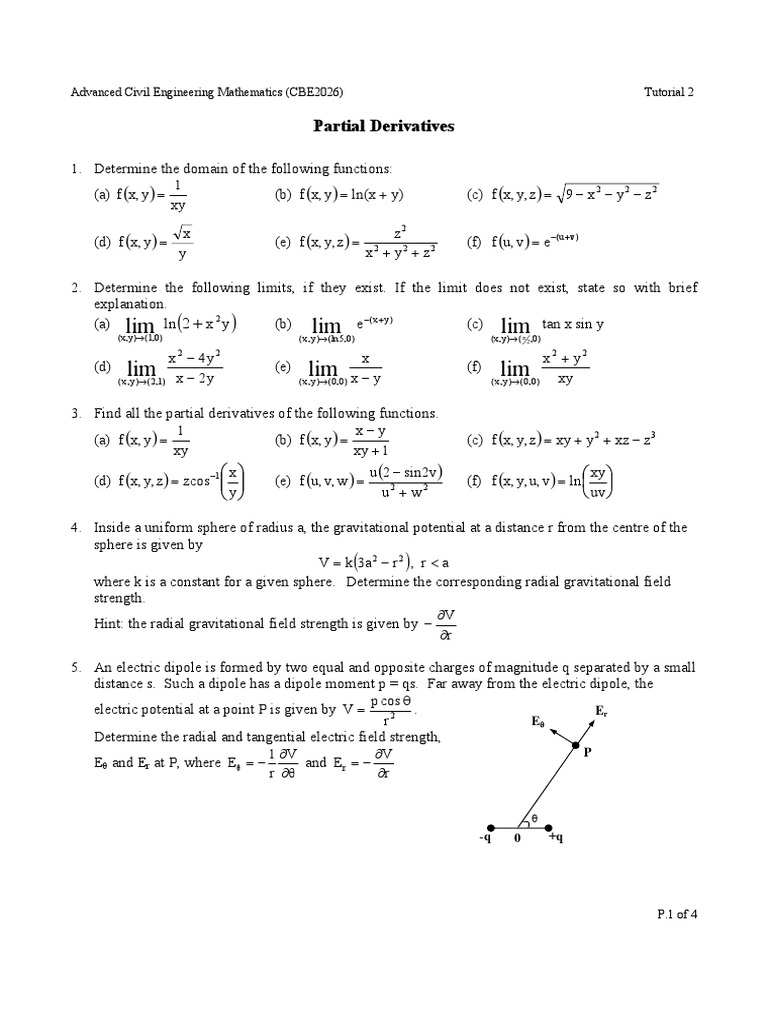 Advanced Mathematics Tut 2 | PDF