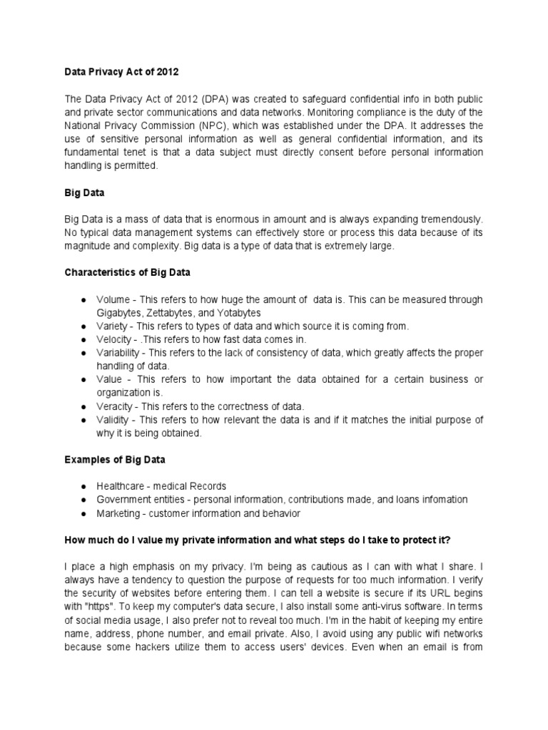 Big Data Assignment | PDF | Big Data | Information