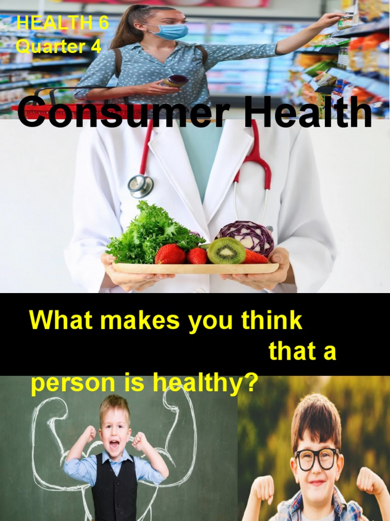 Importance of Consumer Health | PDF