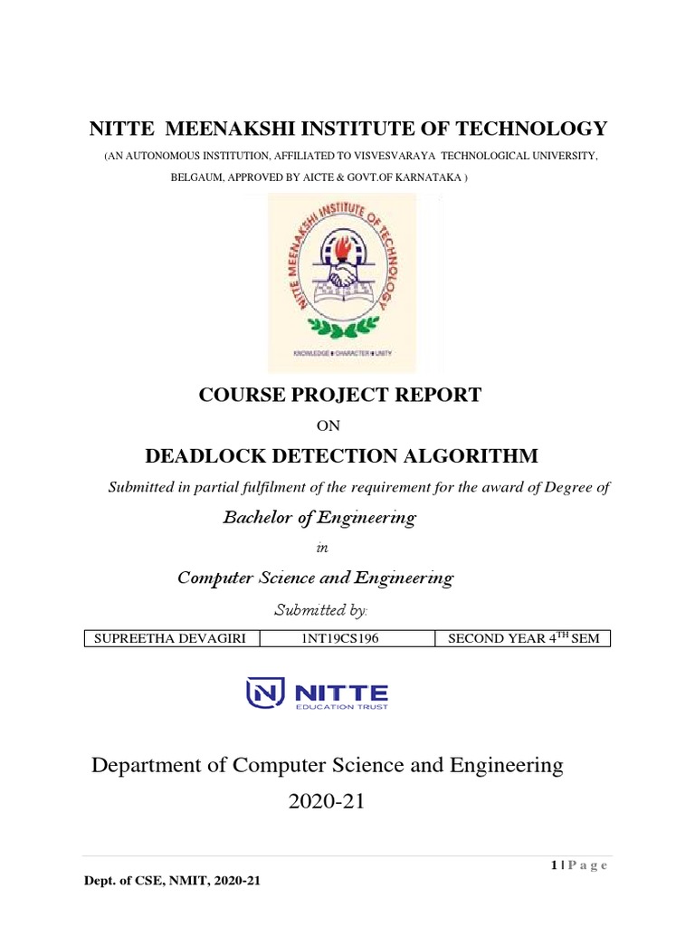 Deadlock Detection Report | PDF