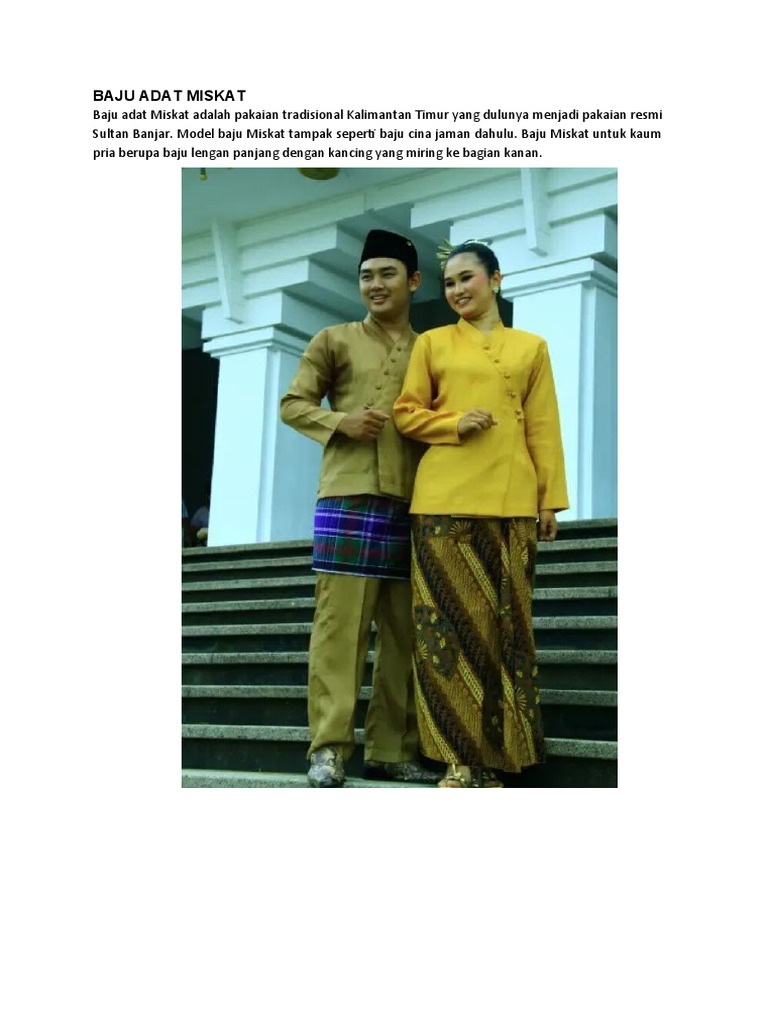 Baju Adat Miskat | PDF | Perjalanan