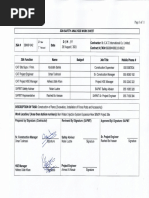 Night Shift Form | PDF | Shift Work | Safety