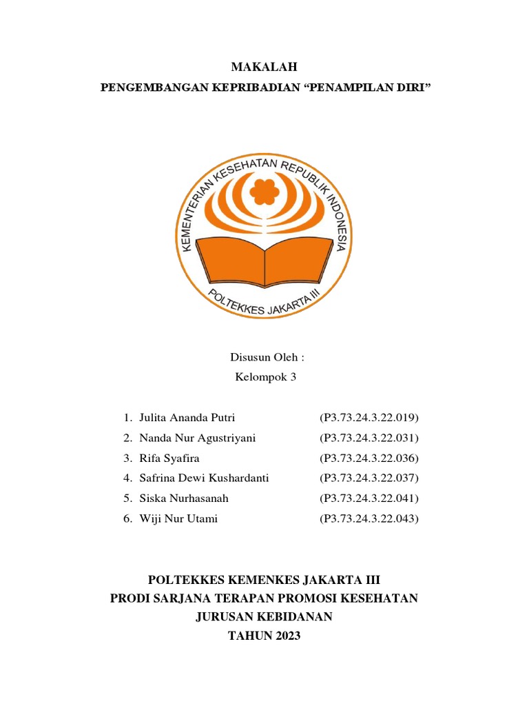 Makalah Pengembangan Kepribadian Kelompok 3 PDF | PDF