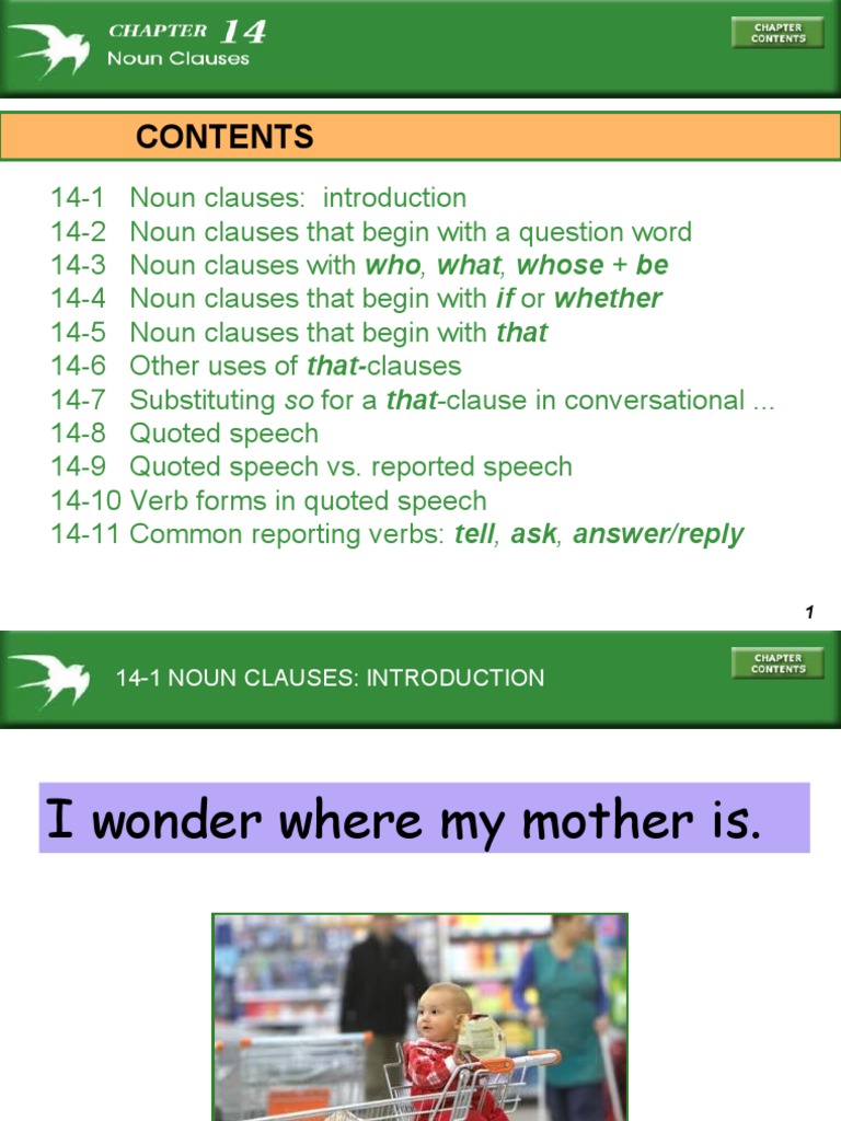 NOUN CLASE DIPAKAI DR Sister - Pps | PDF | Verb | Clause