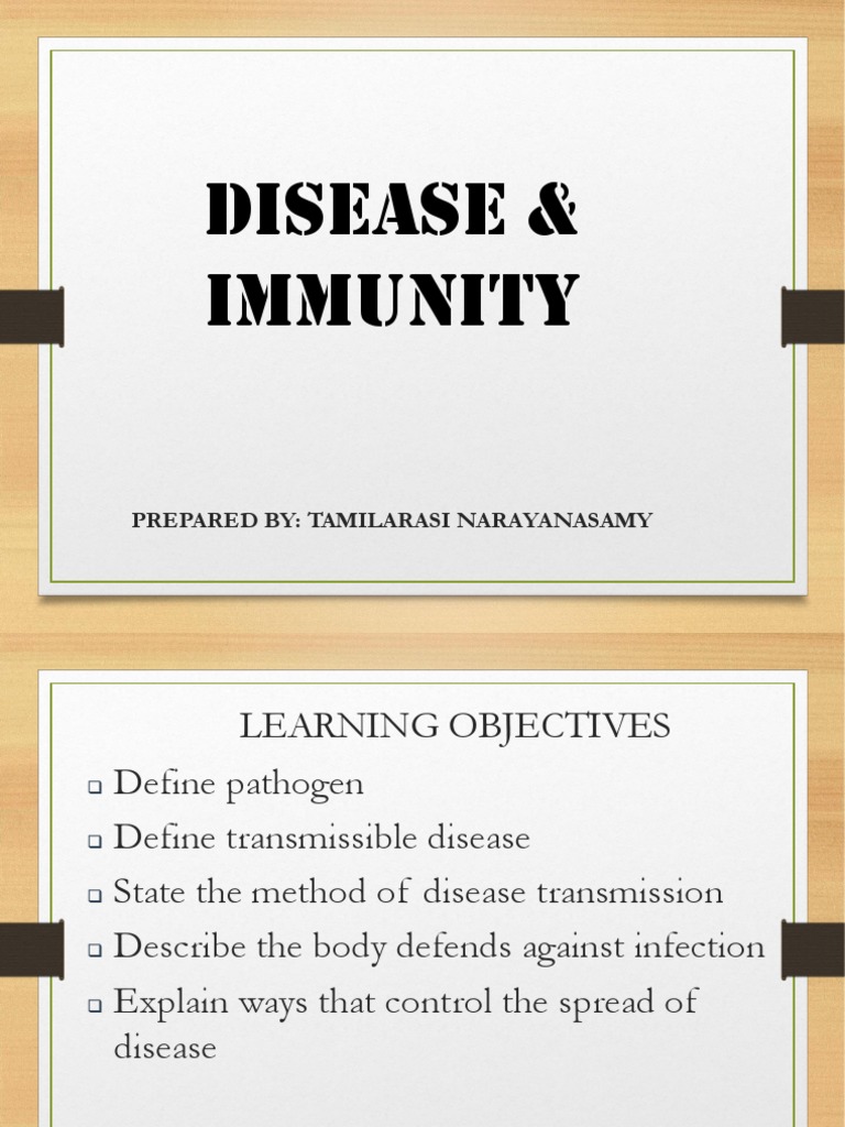 Disease & Immunity PDF | PDF