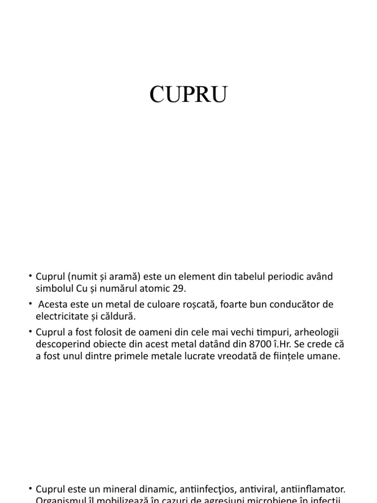 CUPRU | PDF