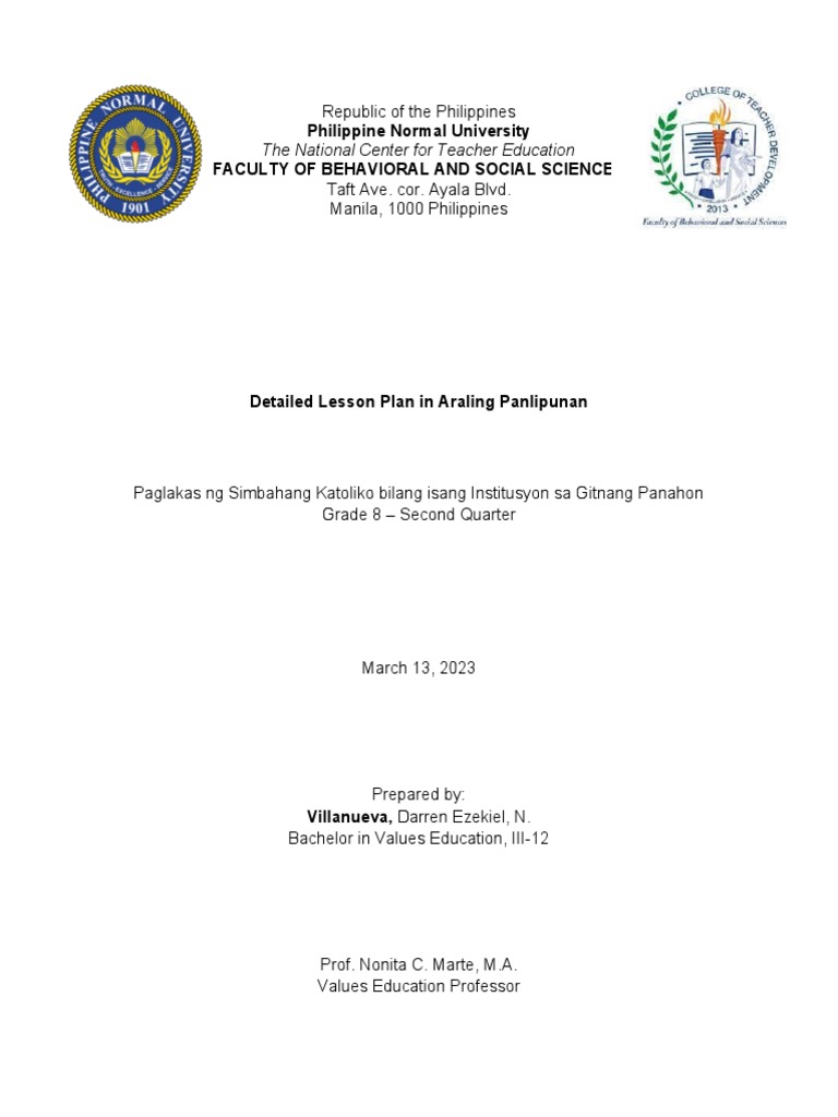 Task4 Villanueva Ap Values Integration | PDF Task4 Villanueva Ap Values Integration | PDF