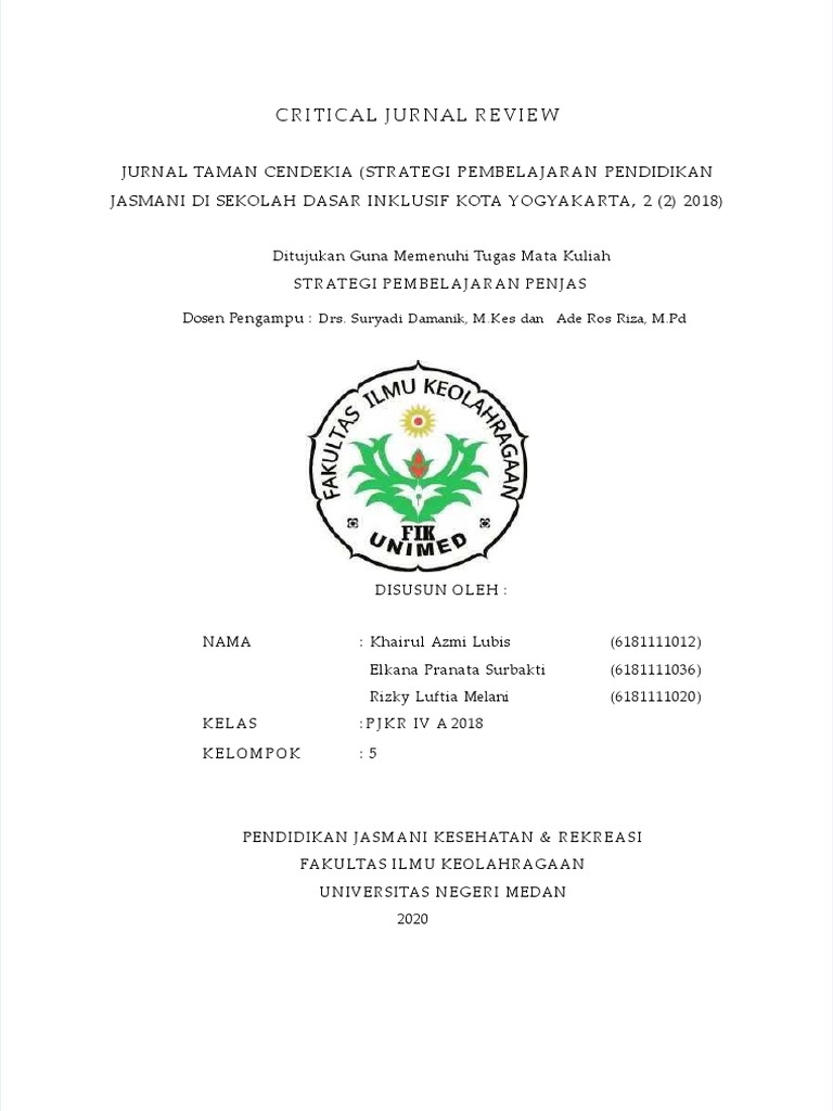 PDF CJR Stratrgi Penjas | PDF