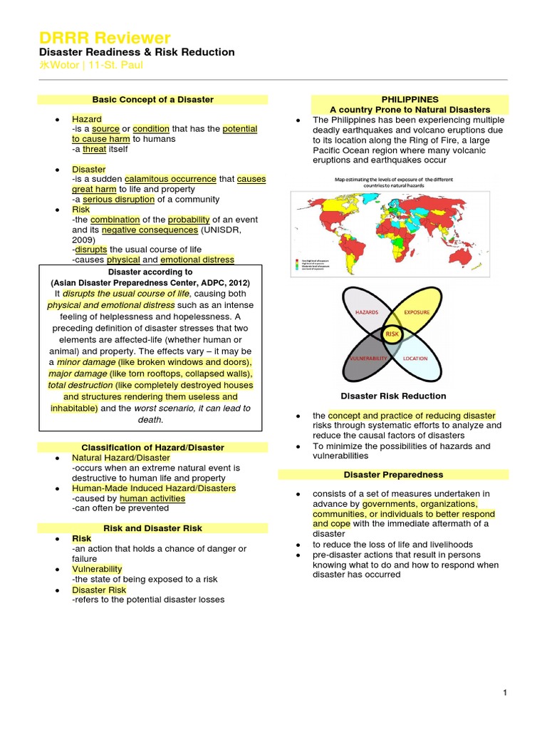 DRRR Reviewer (Fixed) PDF | PDF