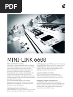 Ericsson MINI-LINK 6363 Datasheet | PDF | Radio | Antenna (Radio)