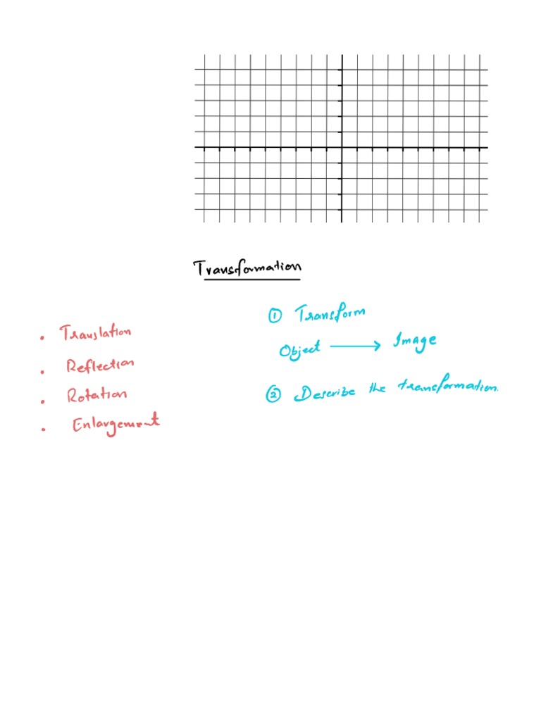 Transformation Notes PDF | PDF | Mathematics | Mathematical Relations