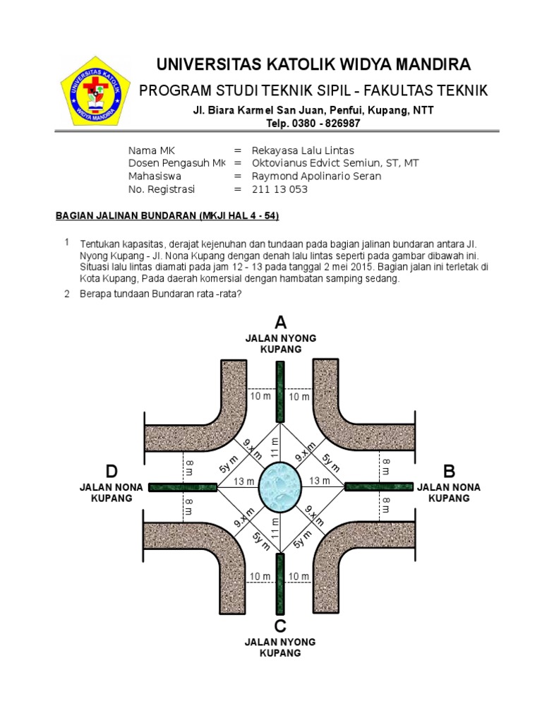 Contoh Perhitungan Bundaran 4 PDF Free PDF | PDF