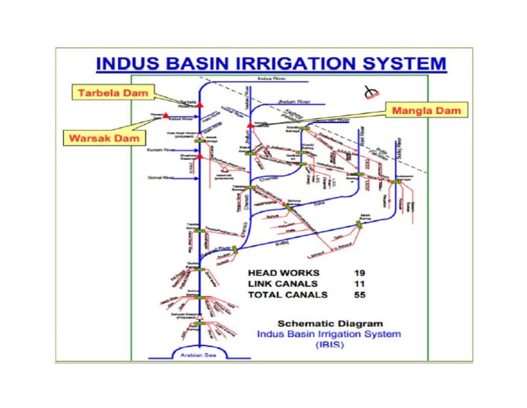 Lecture 4d Floods Management (Pakistan Canals Map) | PDF
