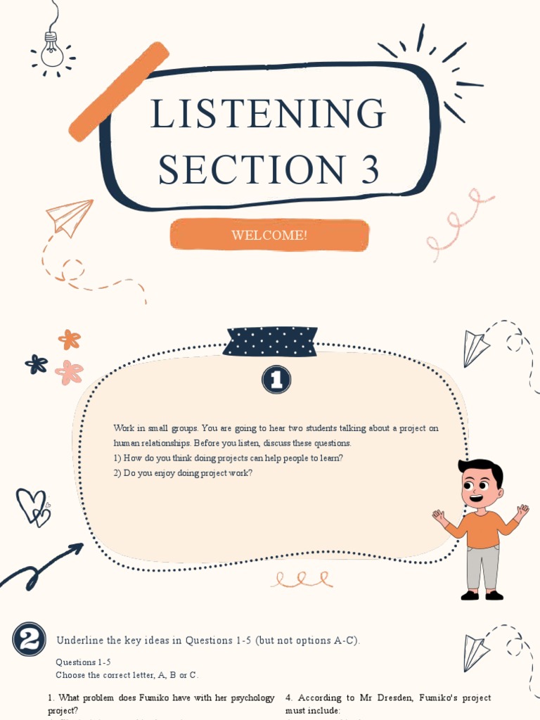 Listening Section 3 | PDF