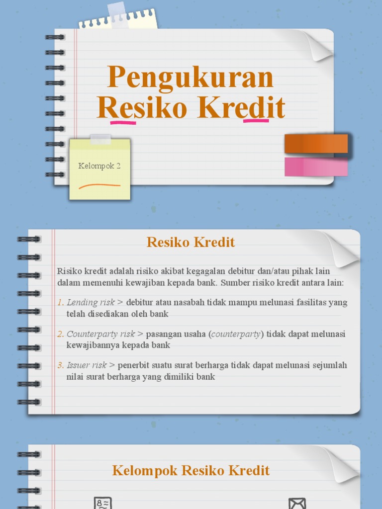 Kel 2 Pengukuran Resiko Kredit | PDF