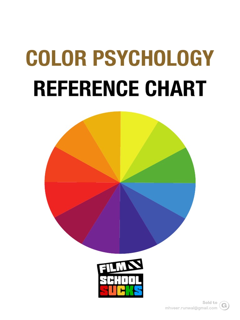 Color Psychology Reference for Film | PDF