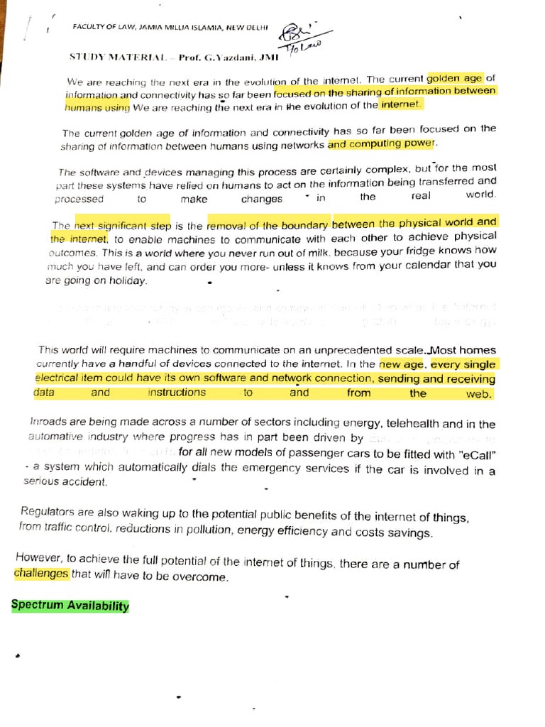 Law&IT Notes | PDF