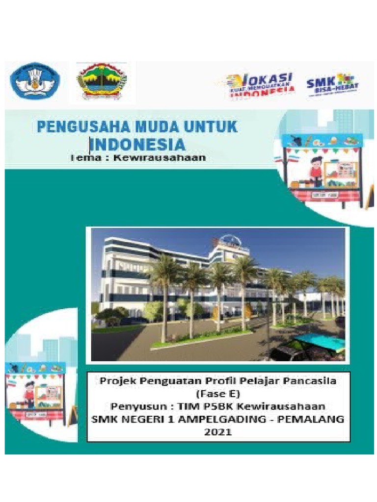Modul P5BK - Tema Kewirausahaan - SMKN 1 Ampelgading | PDF | Bisnis