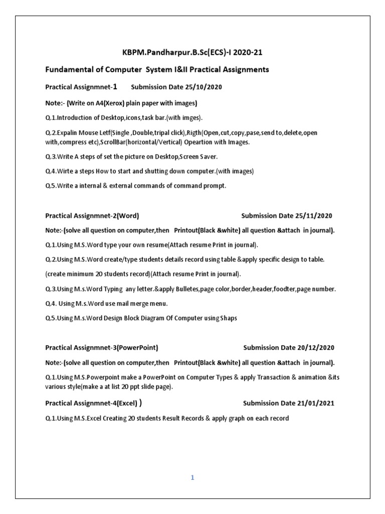 Funmental of Computer System. | PDF