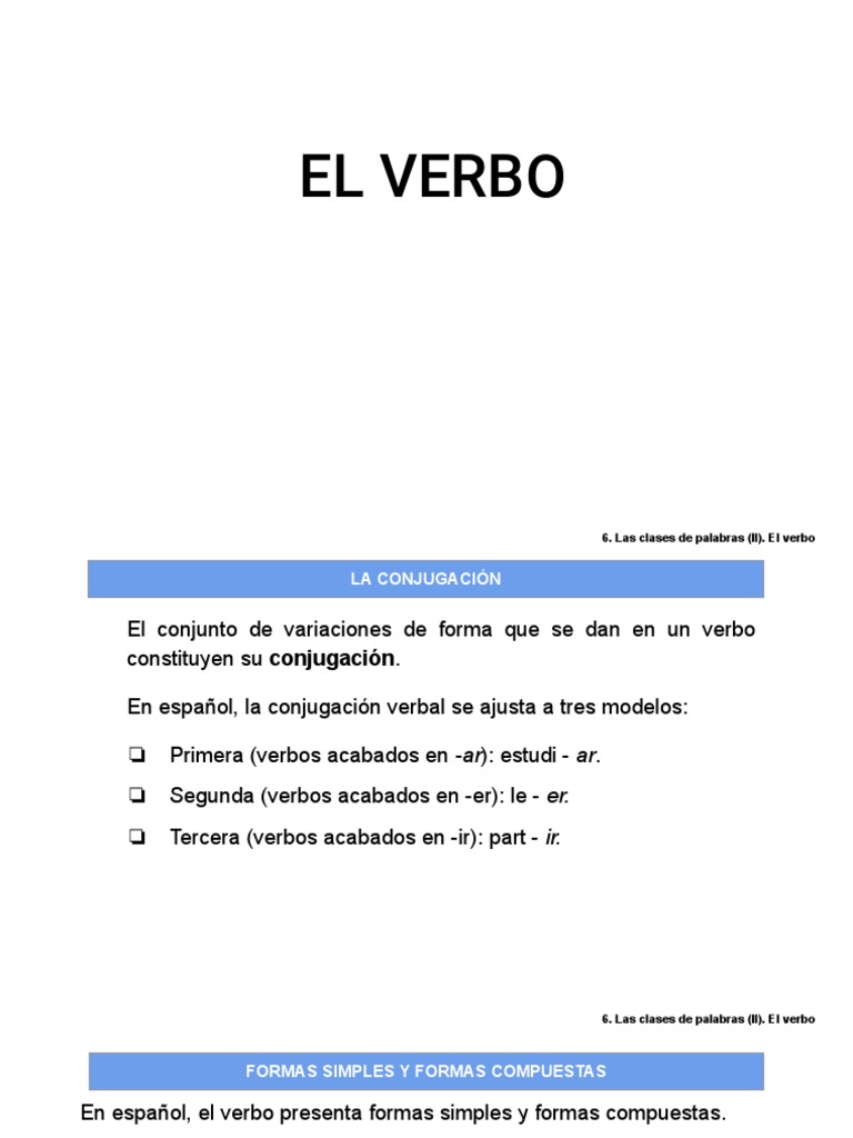 El Verbo | PDF