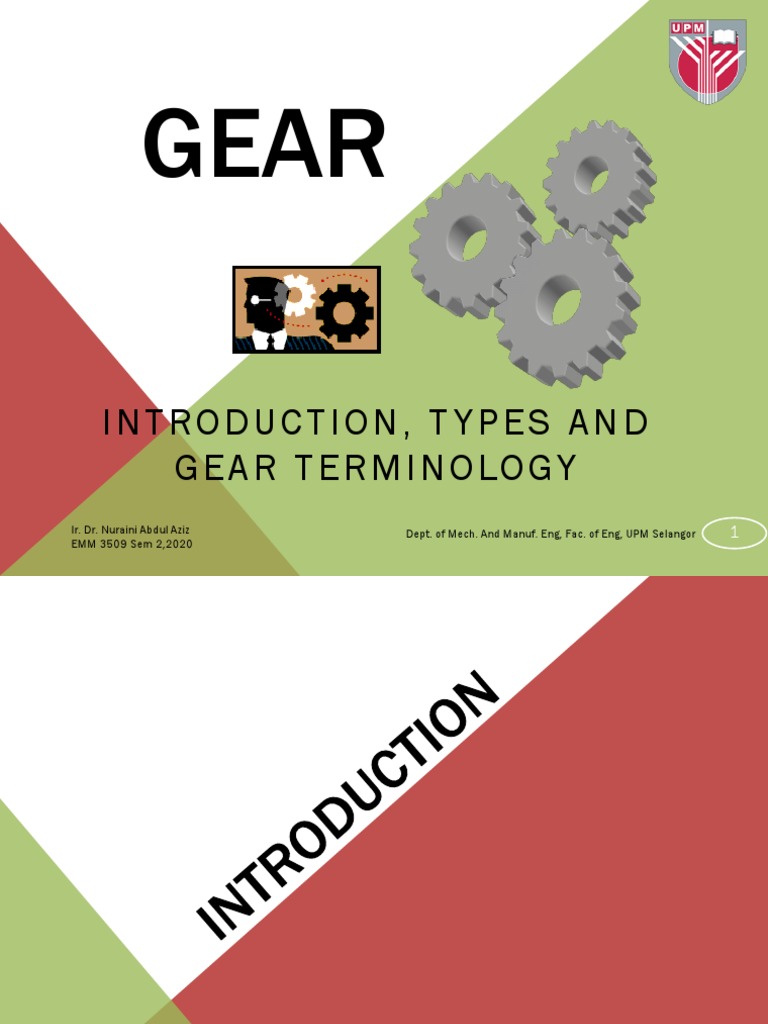 Understanding Gear Types and Functions | PDF