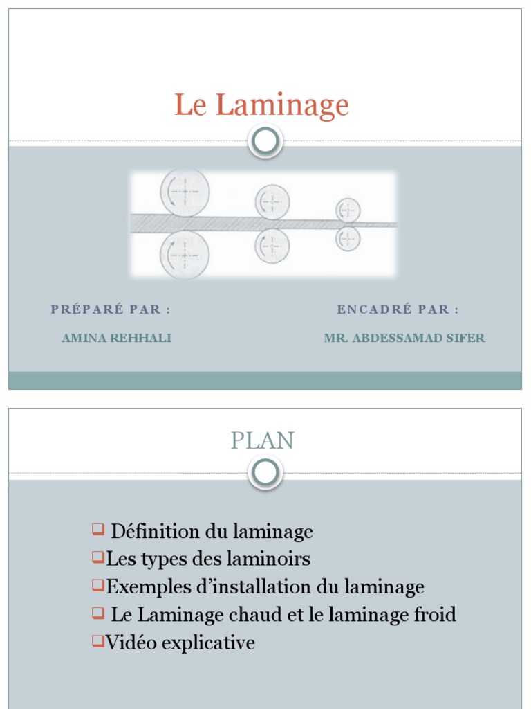 Le Laminage | PDF