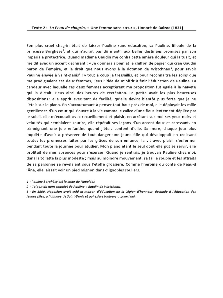 Texte 2 Balzac | PDF