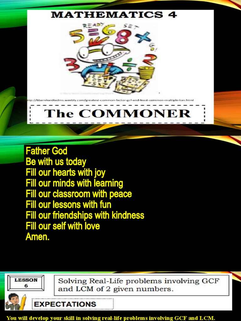 MATH - Lesson 6 Module 6 (Quarter 2) | PDF