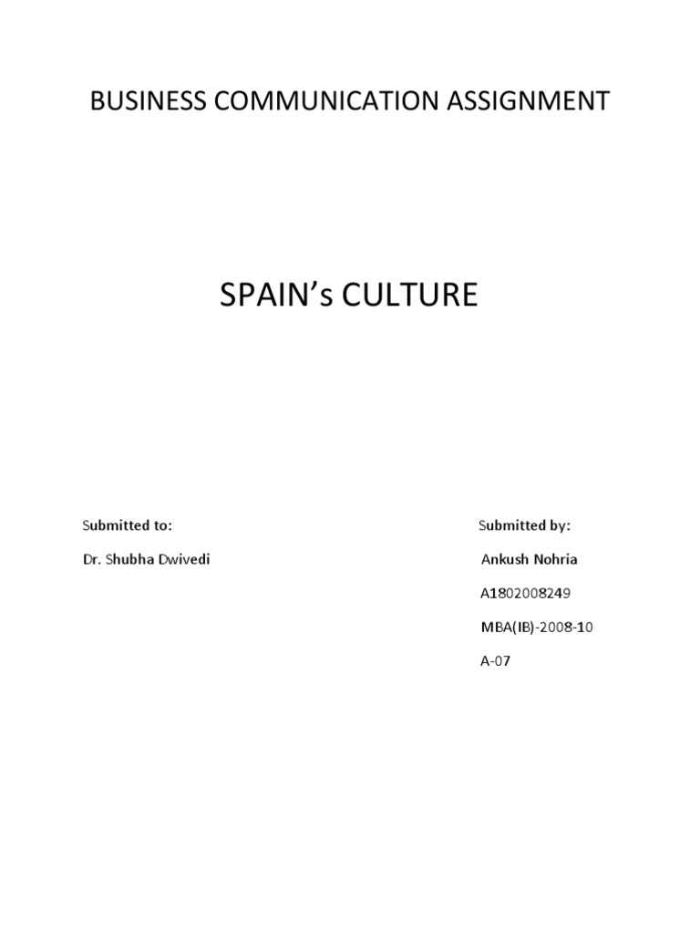 Overview of Spanish Culture and Arts | PDF | Spain | Languages
