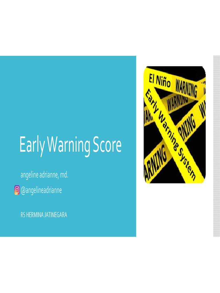 Tujuan dan Implementasi Early Warning Score | PDF | Sains & Matematika