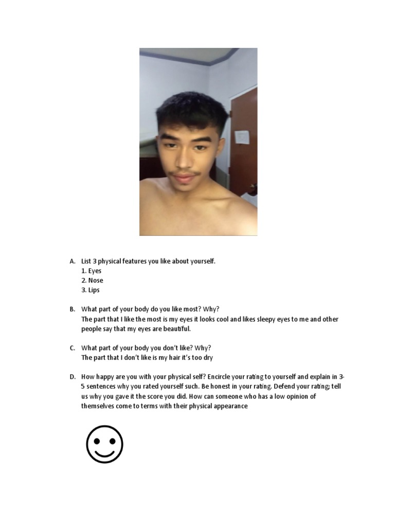 Embracing Personal Features and Self-Assessment | PDF | Career & Growth ...