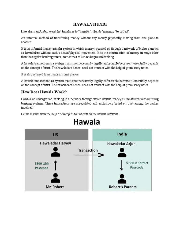Hawala Hundi | PDF | Finance & Money Management