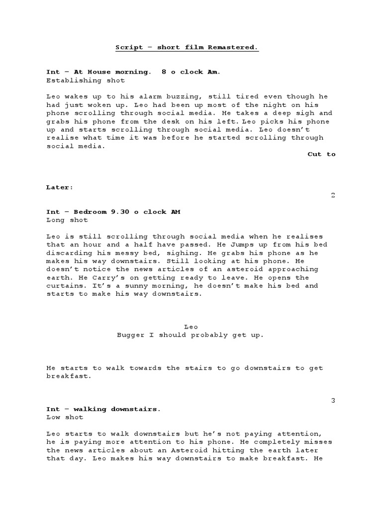 Script Remastered 1 | PDF