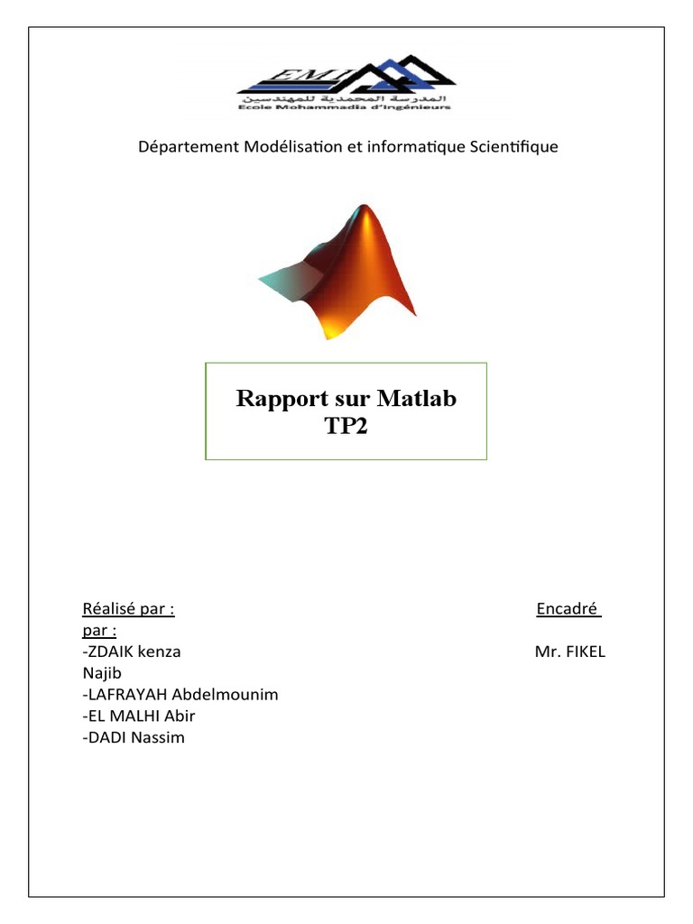 TP 2 Matlab | PDF