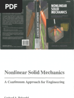 Nonlinear Solid Mechanics | PDF