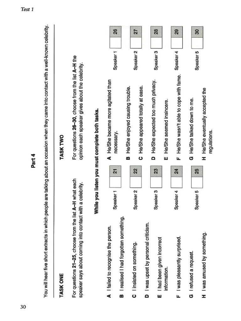 CAE - 1. List Part 4 PDF | PDF