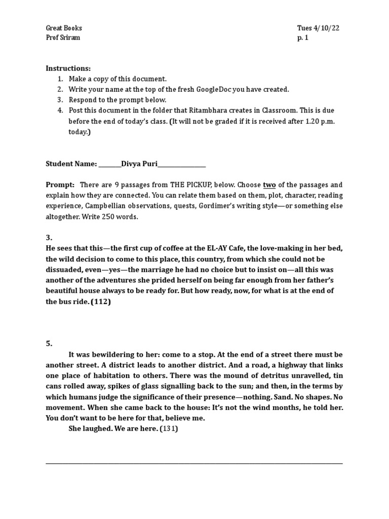 Divya Puri - Great Books PDF | PDF