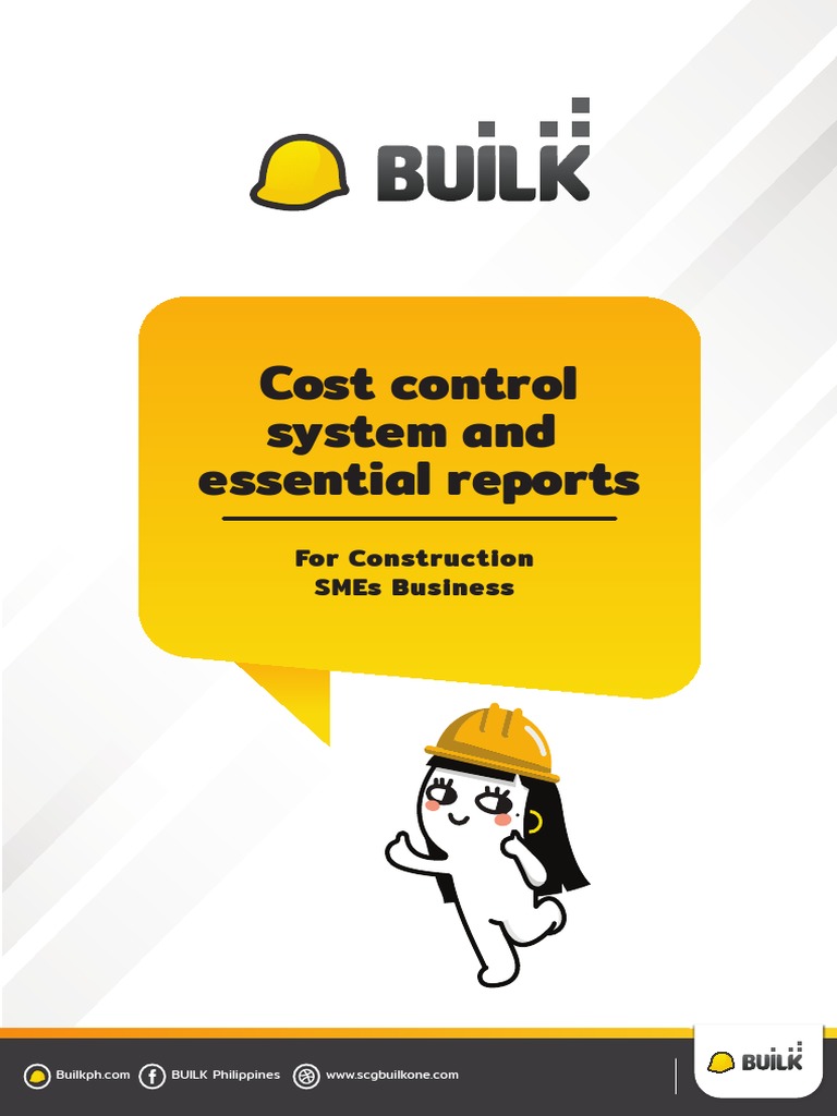 Cost control system and essential reports for construction SMEs | PDF ...