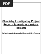 Turmeric Strip Indicator Experiment | PDF