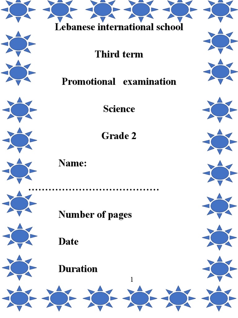 2nd Set Third Term Exam 2022 | PDF