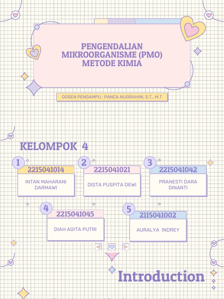 Kelompok 4 - Mikrobiologi Teknik A - Tugas Ke-10 - Pmo Metode Kimia PDF | PDF