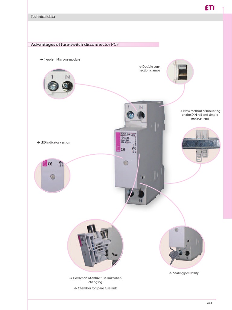 Advantages of Fuse-Switch Disconnector | PDF