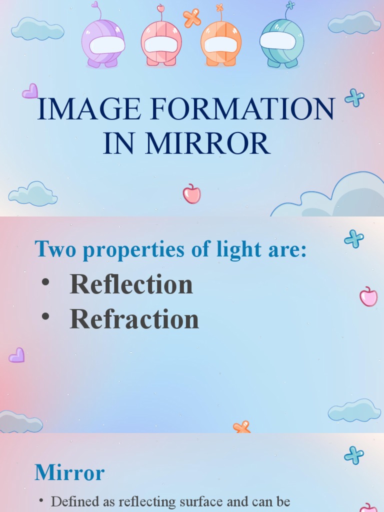 Image Formation Reflection of Light in Mirrors | PDF | Mirror ...