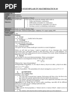 Detailed Lesson Plan in Mathematics 3 | PDF | Multiplication | Teaching ...