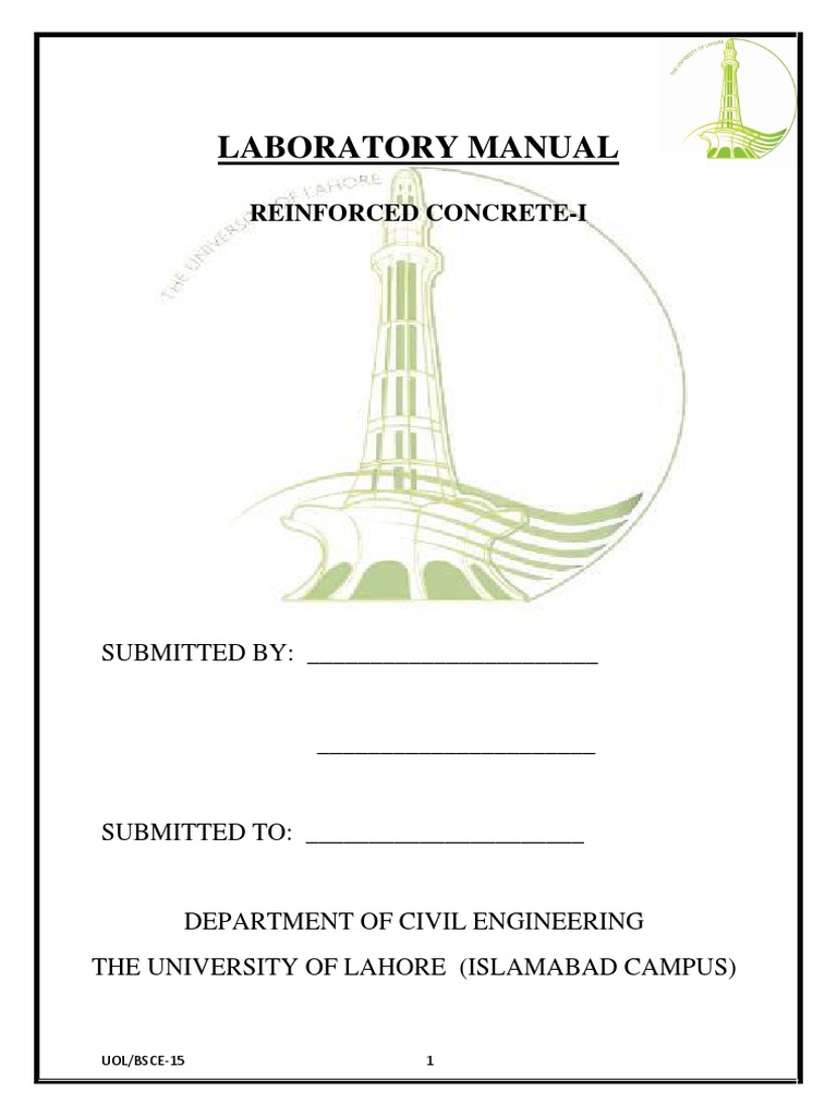PRC I Lab Manual PDF | PDF