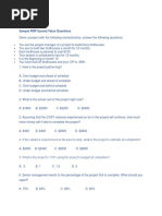 PMP EVM Questions (20+ Practice Questions Included) EVM Graph Questions | PDF | Teaching ...